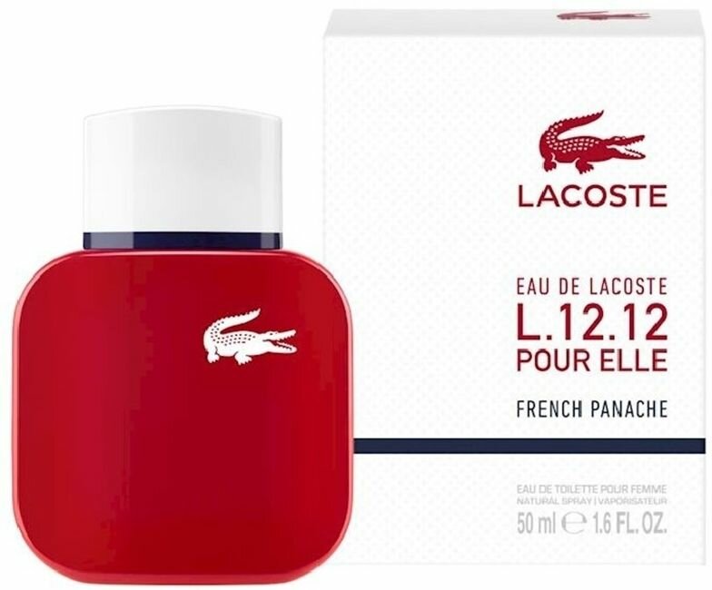 Lacoste L.12.12. POUR ELLE FRENCH PANACHE Туалетная вода для женщин 50 мл