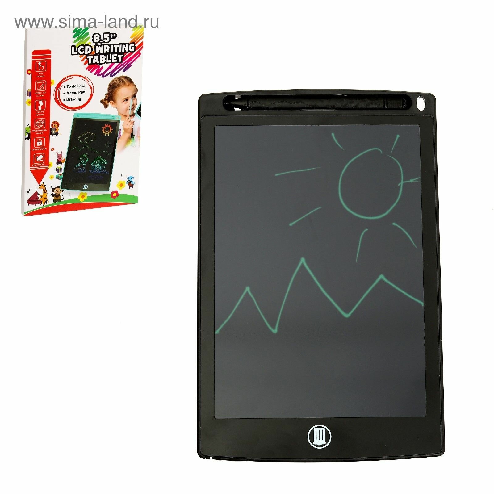 Планшет для рисования LCD, экран 8,5 дюймов — фото 1