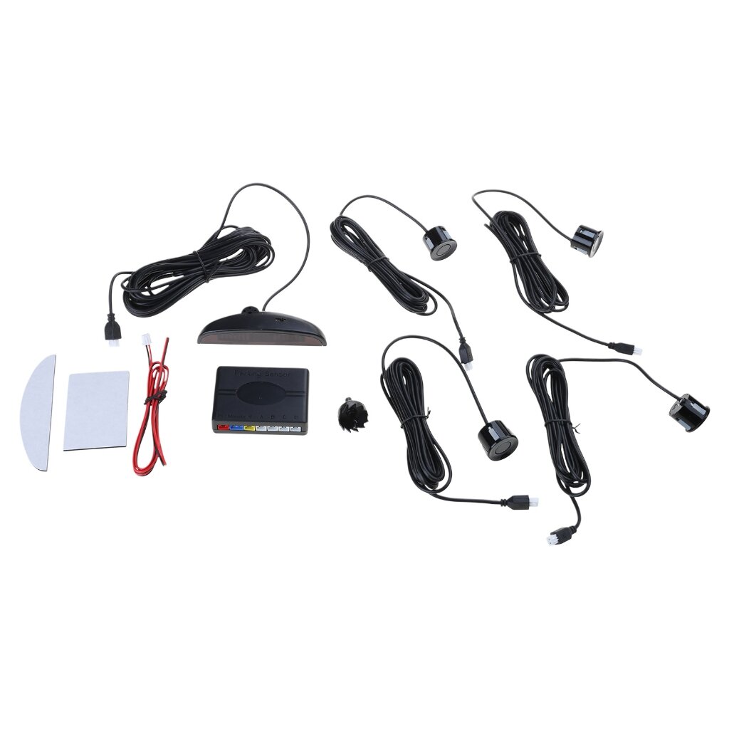 Для Smart Parktronic Для Автомобилей Светодиодный Дисплей Детекторная Система Подсветки Заднего Хода Парковочные Радары Монитор С 4 Датчиками