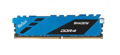 Оперативная память Netac DDR4 8Gb 3200MHz pc-25600 Shadow Blue (NTSDD4P32SP-08B)
