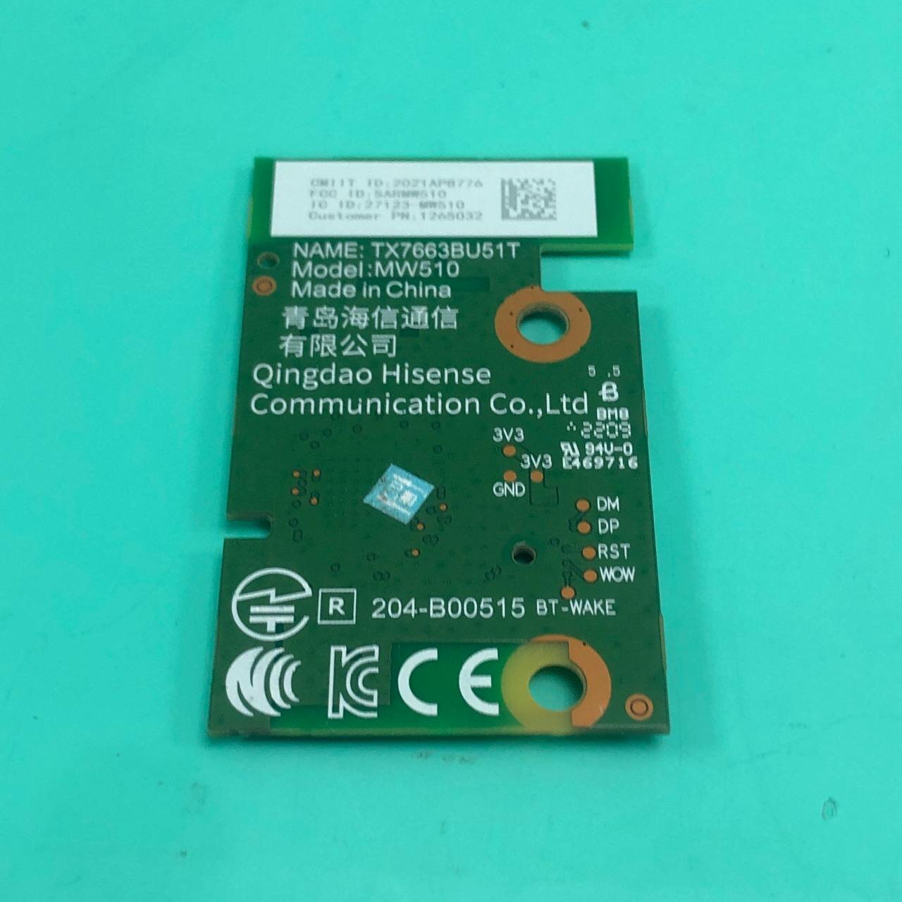 Wi-Fi модуль TX7663BU51T MW510 (hisense 65A6BG)