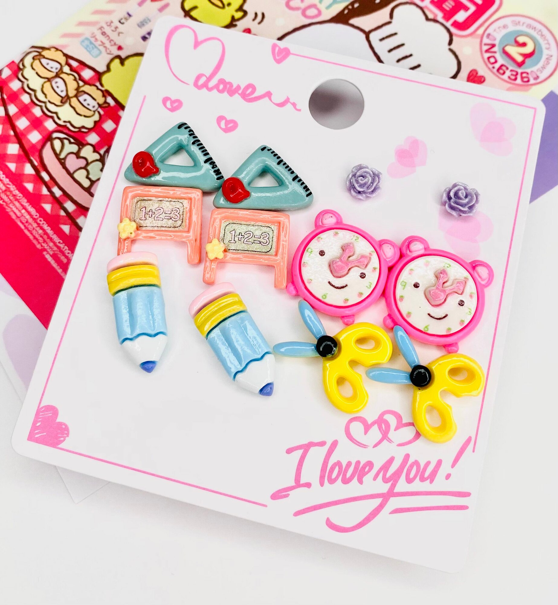 Серьги пусеты