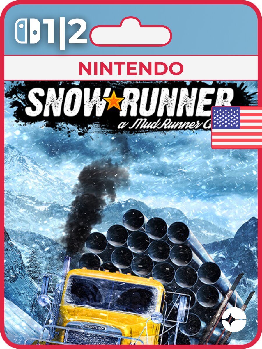 SnowRunner для Nintendo Switch 1, Nintendo Switch 2 [Цифровая версия, США]