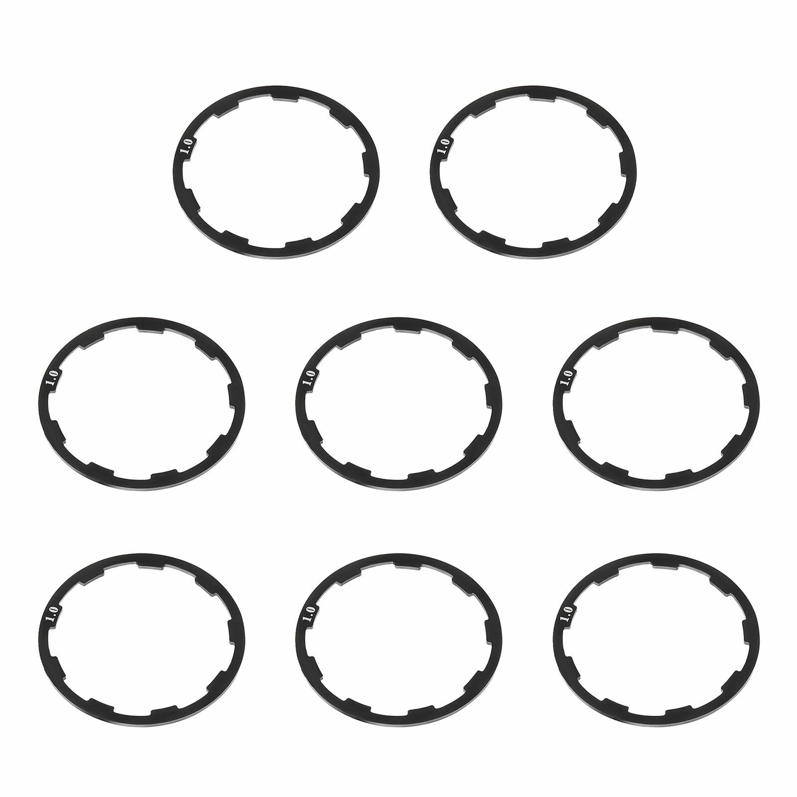 8 шт Шайбы для каретки велосипеда и проставки втулки