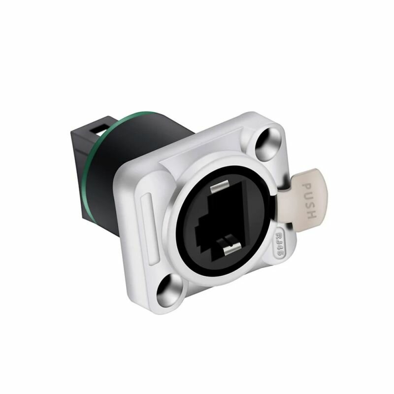 1 шт. 8P8C сигнальный сердечник панельный монтаж RJ45 Cat5/5e Ethernet LAN кабельный соединитель адаптер-соединитель сетевое расширение «мама-мама»