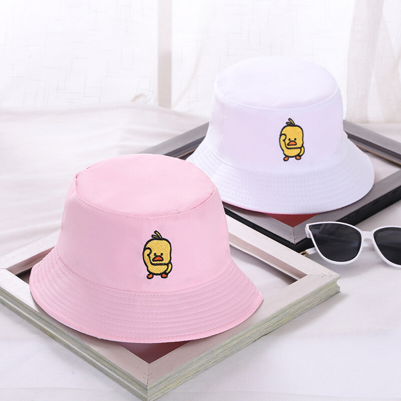 Женская летняя корейская версия, модная студенческая рыбацкая шляпа, универсальная шляпа от солнца, японская шляпа для бассейна со знаменитостями в Интернете, мужская двусторонняя солнцезащитная шляпа