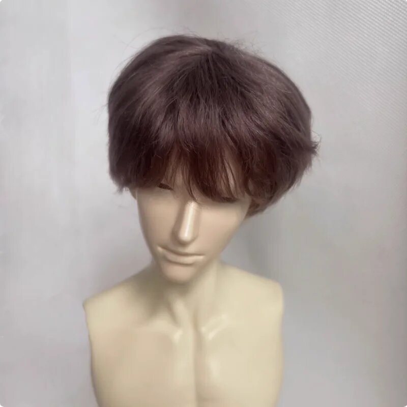 Коричневый мохерный парик для кукол BJD, 22-23 см