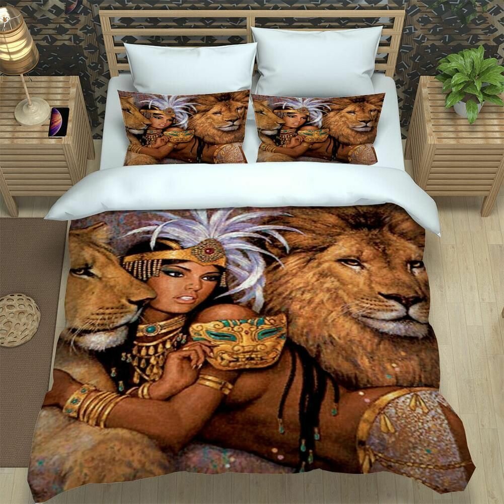 Комплект постельного белья сексуальный индийский Лев домашний текстиль