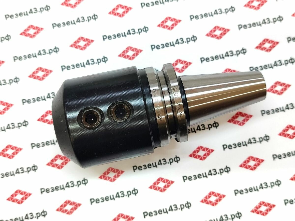 Оправка с конусом SK30 (7:24) для инструмента с боковым зажимом Weldon 25 (SK30-SLN25 (П2))