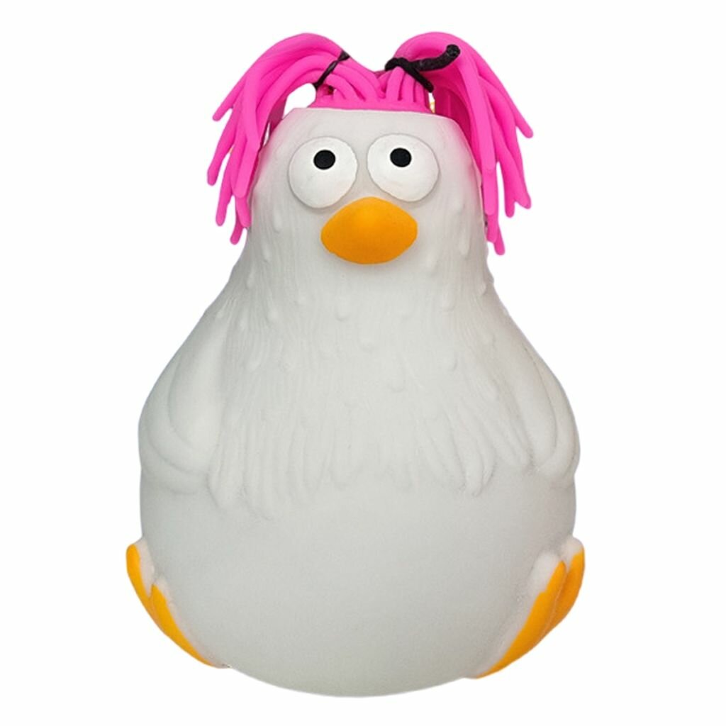 Мягкая антистрессовая фигурка курицы