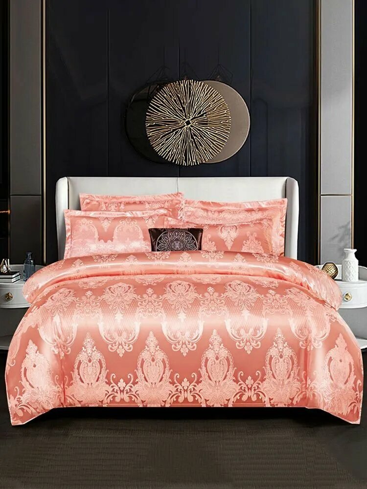 Youxin Комплект постельного белья, Модал, Сатин-жаккард, Двуспальный, наволочки 48x74