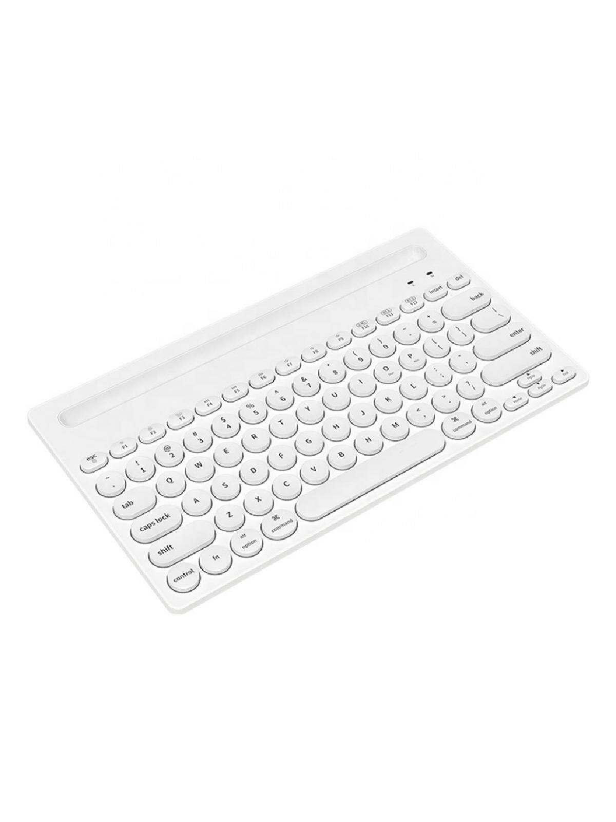 Dual Model Bluetooth-compatible 2.4G Wireless Keyboard for Mac/Andriod Gaming 79 keys Keypad for /Phone Keyboard