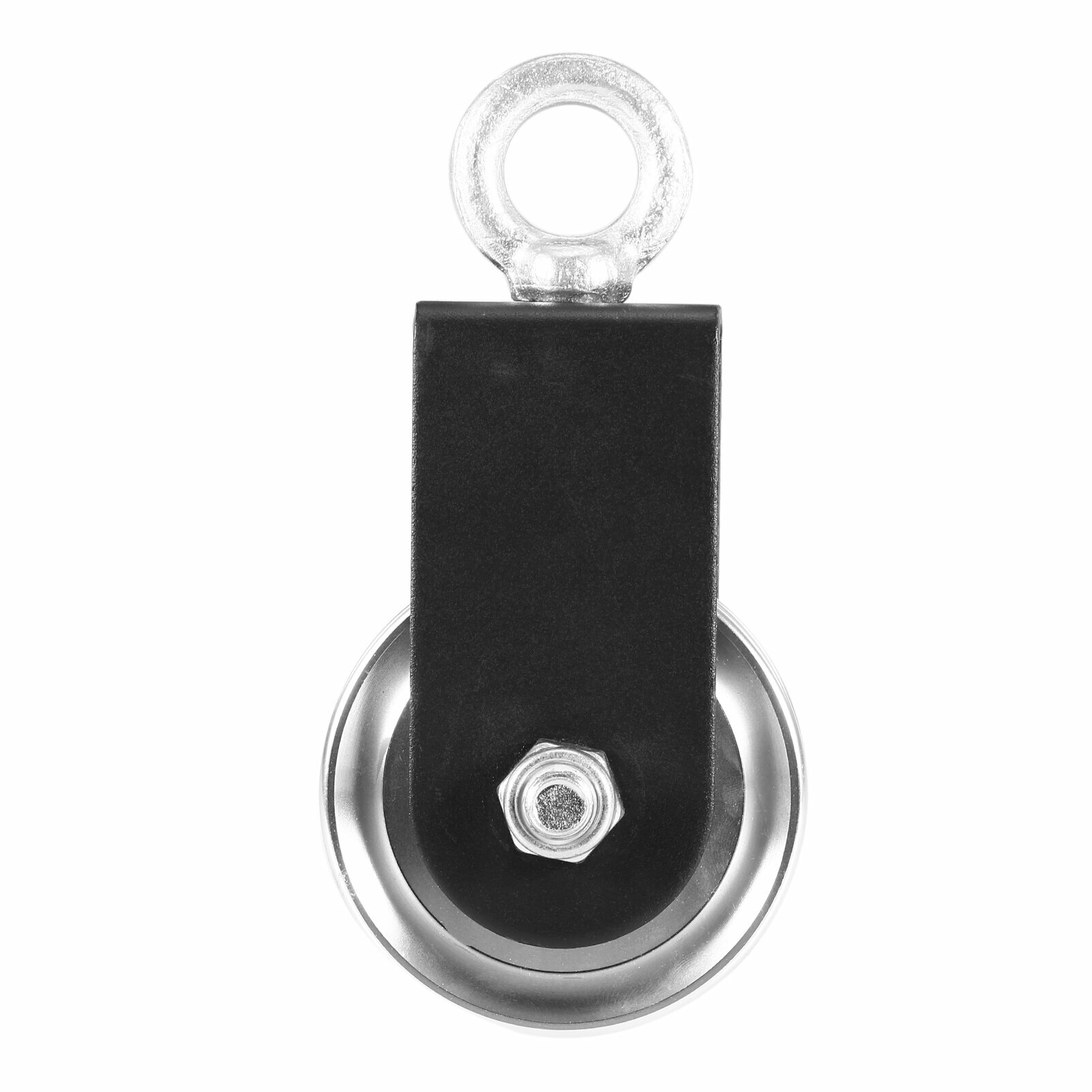 Silent Cable Pulley 360 Degree Detachable Rotation Traction Wheel Pulley System DIY Attachment для домашней гимнастики, подъем, диаметр блока 73мм / 88мм / 95мм, цвет серебристый / красный, для стального провода диаметром 5 - 6 мм, материал алюминиевый