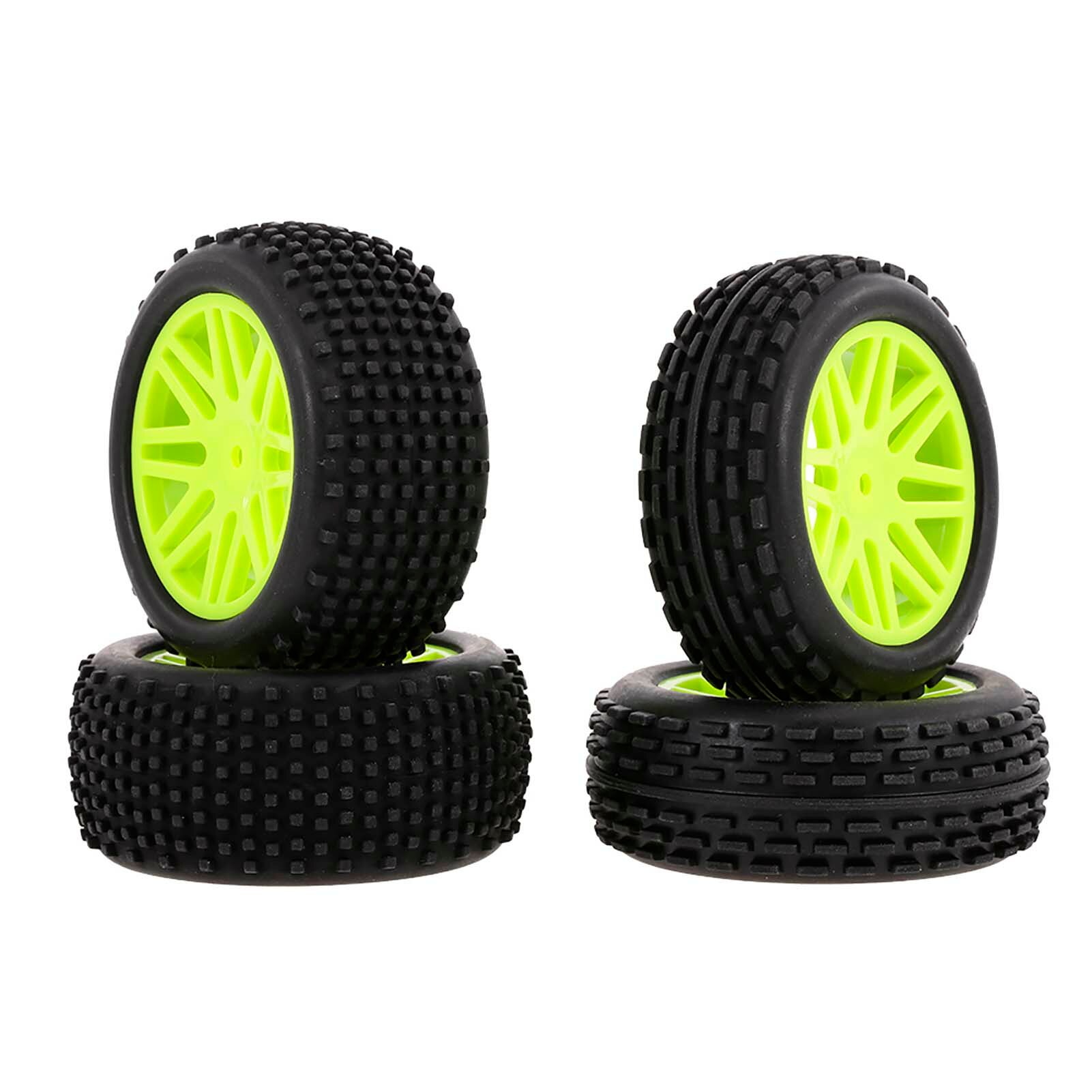 4 шт. 1/10 RC внедорожные шины с рисунком протектора V