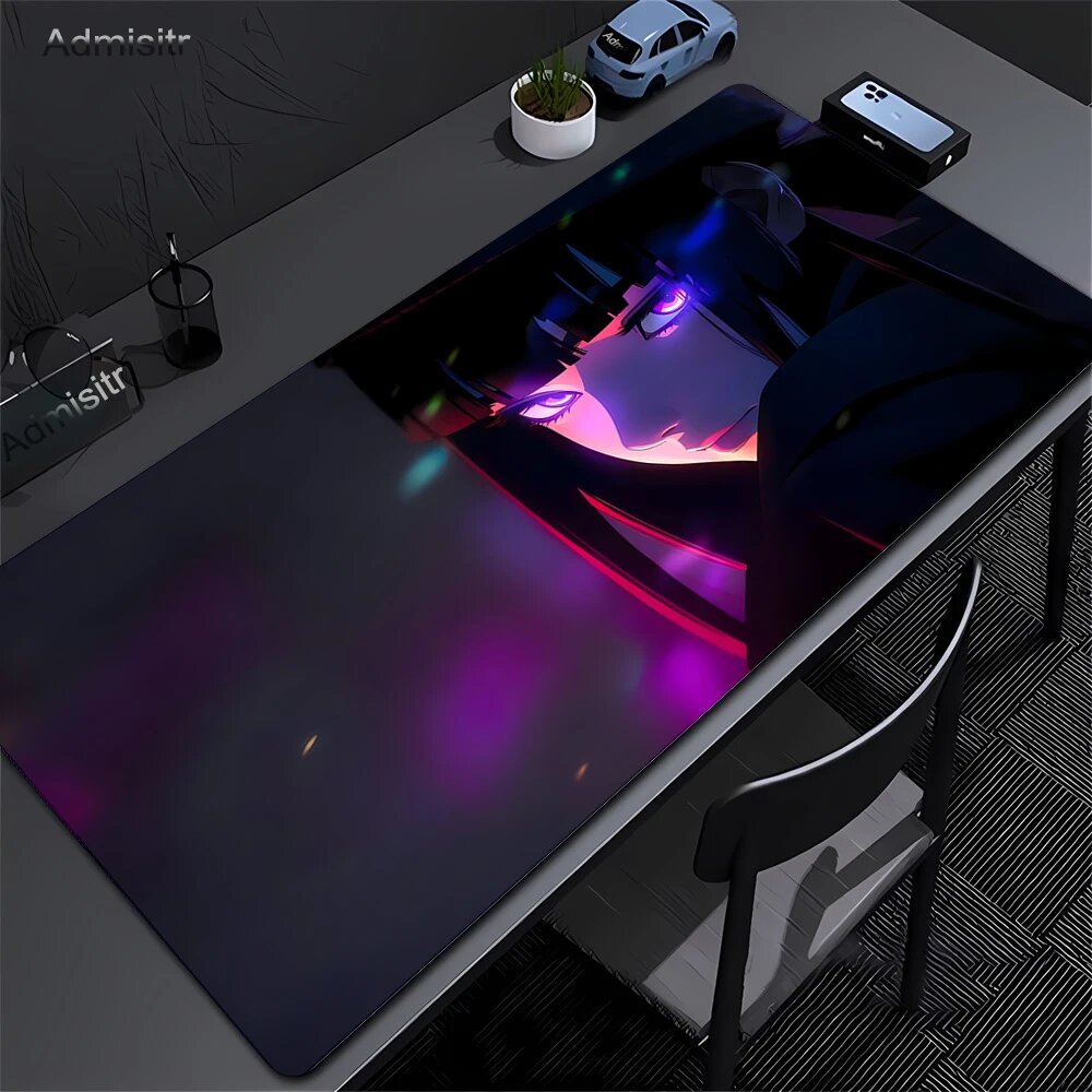 XXL коврик для мыши ПК фиолетовый аниме девушка геймер коврик для мыши ноутбук компьютер аксессуары для клавиатуры коврик для мыши коврик удлиненные настольные коврики 50x100 см