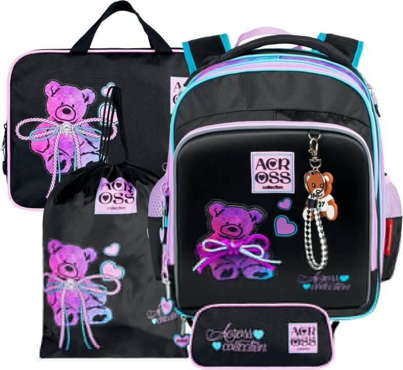Рюкзак школьный с наполнением ACROSS 25-680-8 (4 в 1)