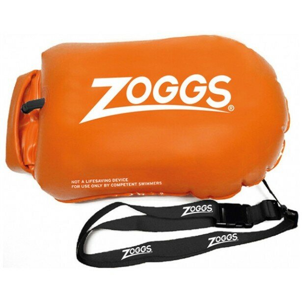 Буй безопасности для плавания на открытой воде ZOGGS Outdoor Hi-Viz Swim Safety Buoy (12 л) оранжевый (оранжевый)