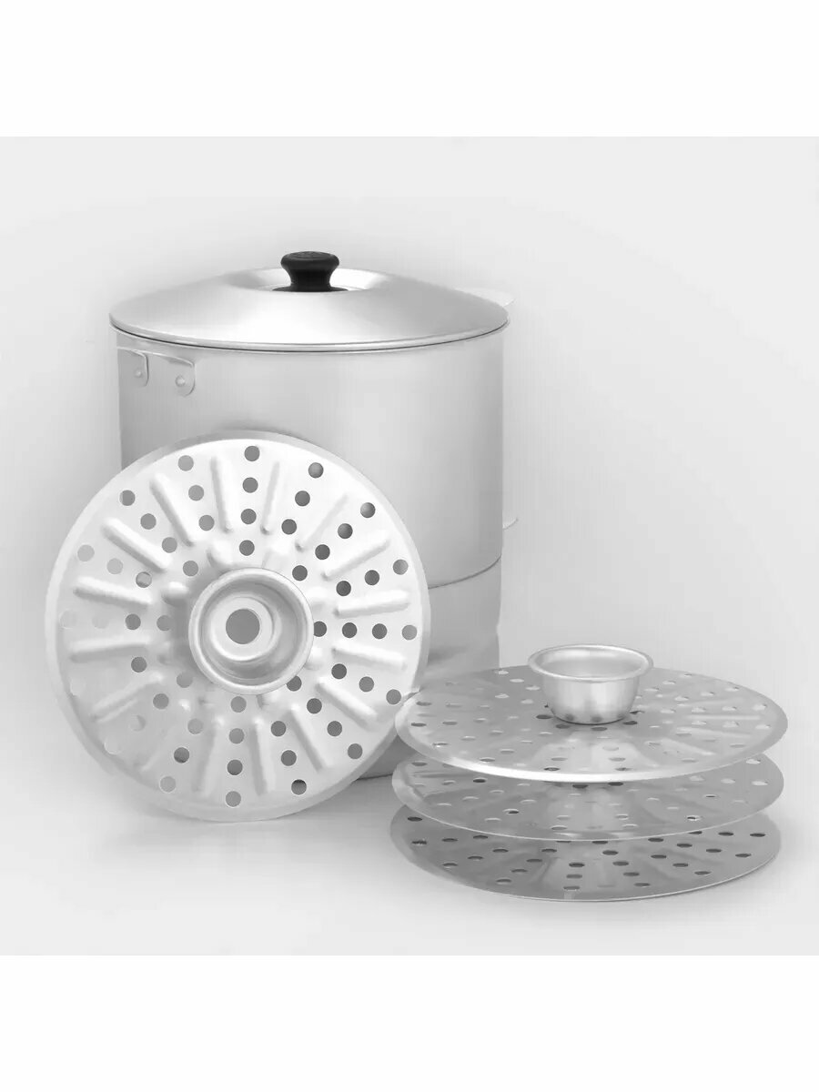 Мантоварка 6 л Манты-казан 4 секции