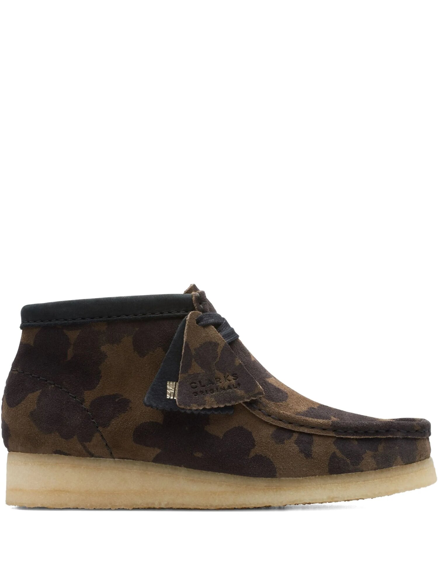 Ботинки Wallabee Black/Khaki