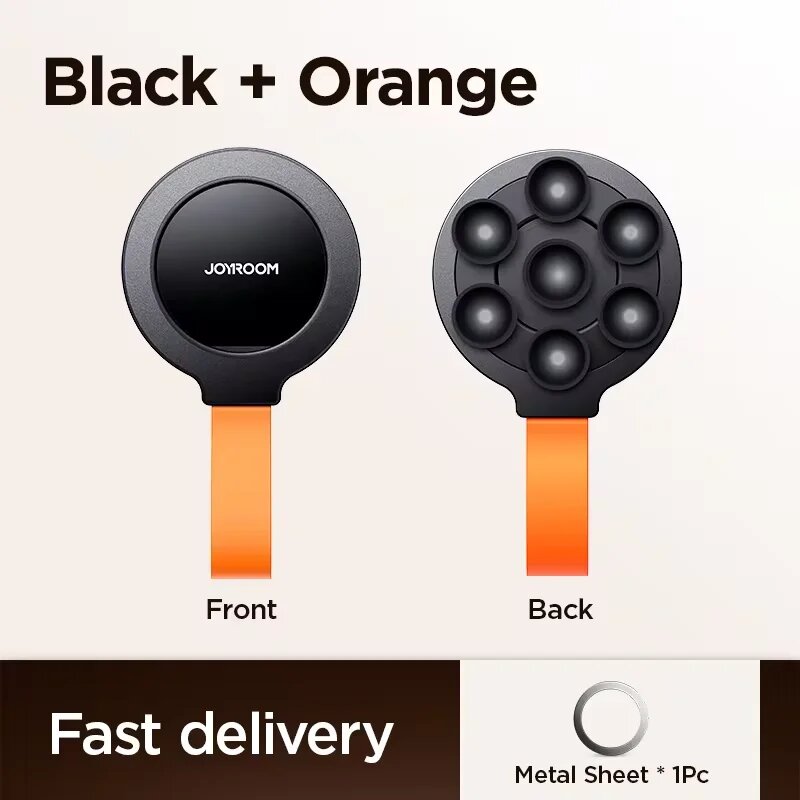 JOYROOM магнитная присоска Black and Orange