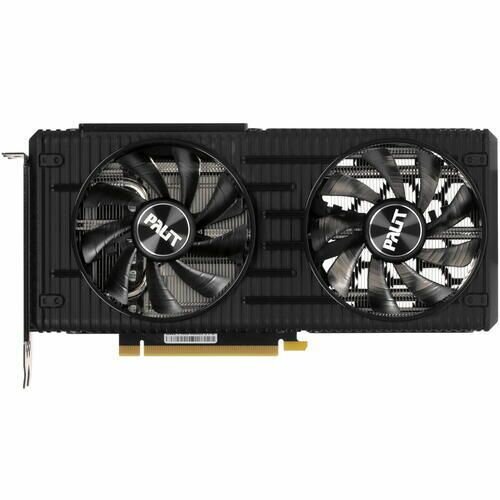 Видеокарта Palit GeForce RTX 3060 DUAL OC (LHR) (NE63060T19K9-190AD) - PCI-E 4.0, 12 ГБ, GDDR6, 192 бит, DisplayPort x3, HDMI, GPU 1320 МГц