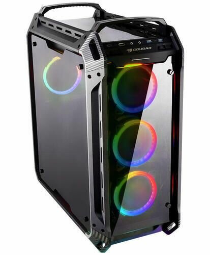 Компьютерный корпус Cougar Panzer EVO RGB (Panzer EVO RGB-bl) черный - Full Tower, E ATX, Micro ATX, SSI CEB, Мini ITX, Stаndard АTХ