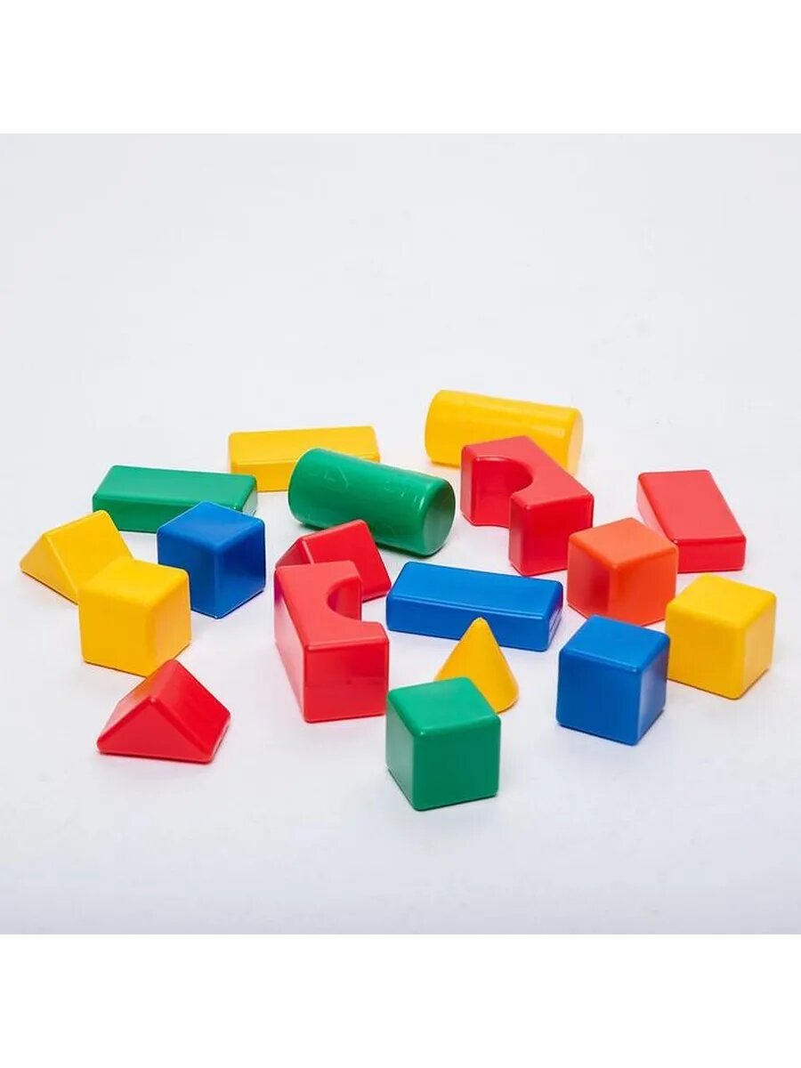 Обучающий набор из 18 геометрических фигур