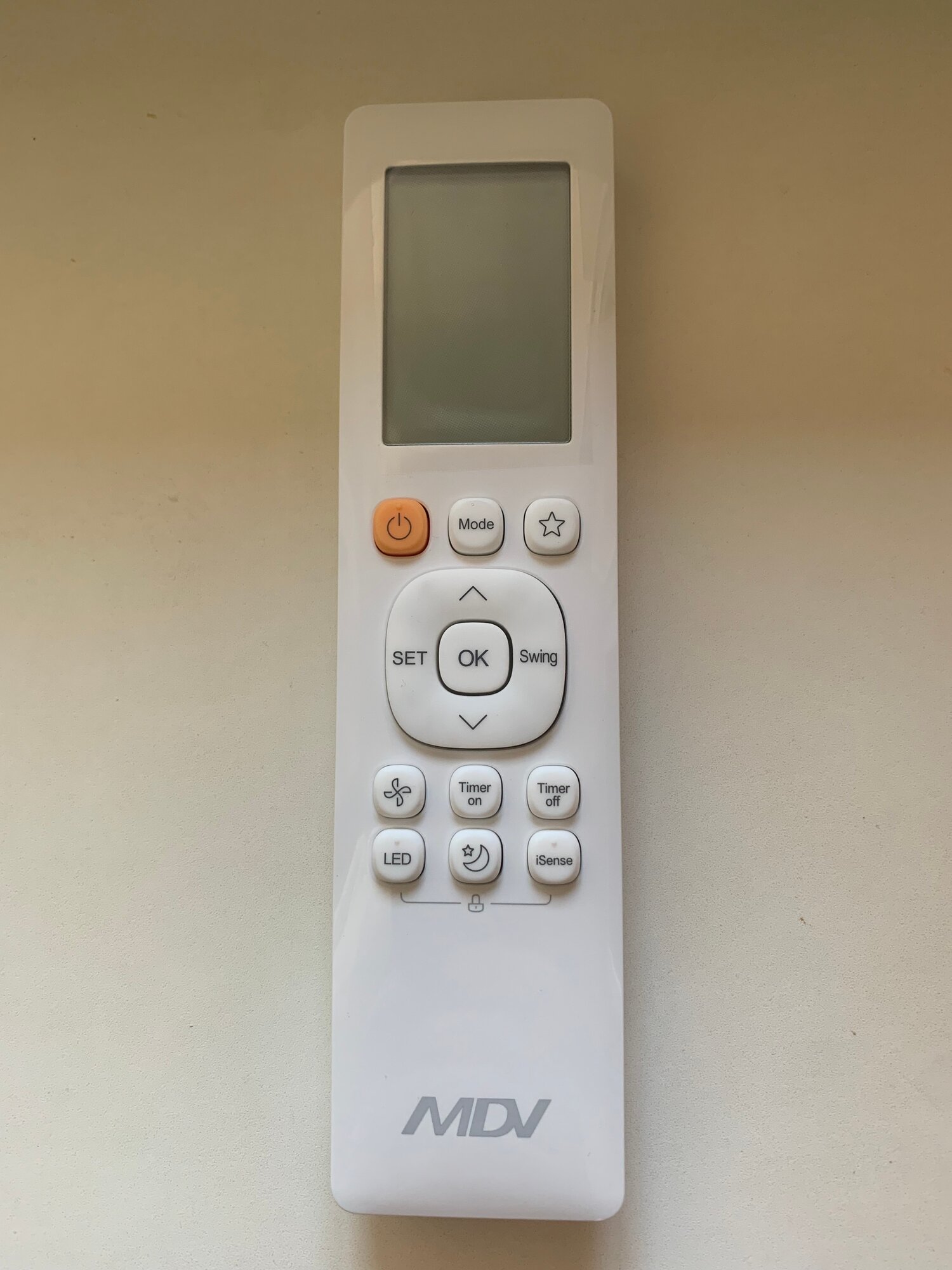 Пульт дистанционного управления MDV RG10F(D)/BGEF, для кондиционера, оригинальный