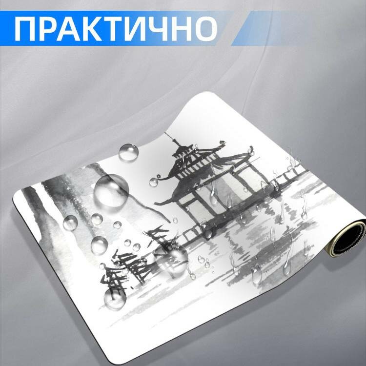 Игровой коврик для стола FaizFull PAD92 Сакура Размер 90*40 см