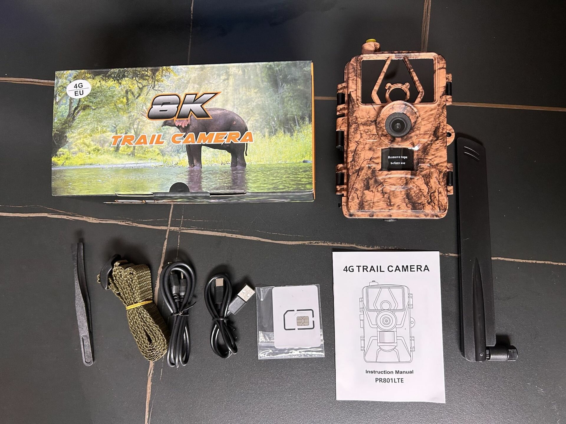 PR801LTE 4G: Камера для охоты и уличного наблюдения с SIM-картой