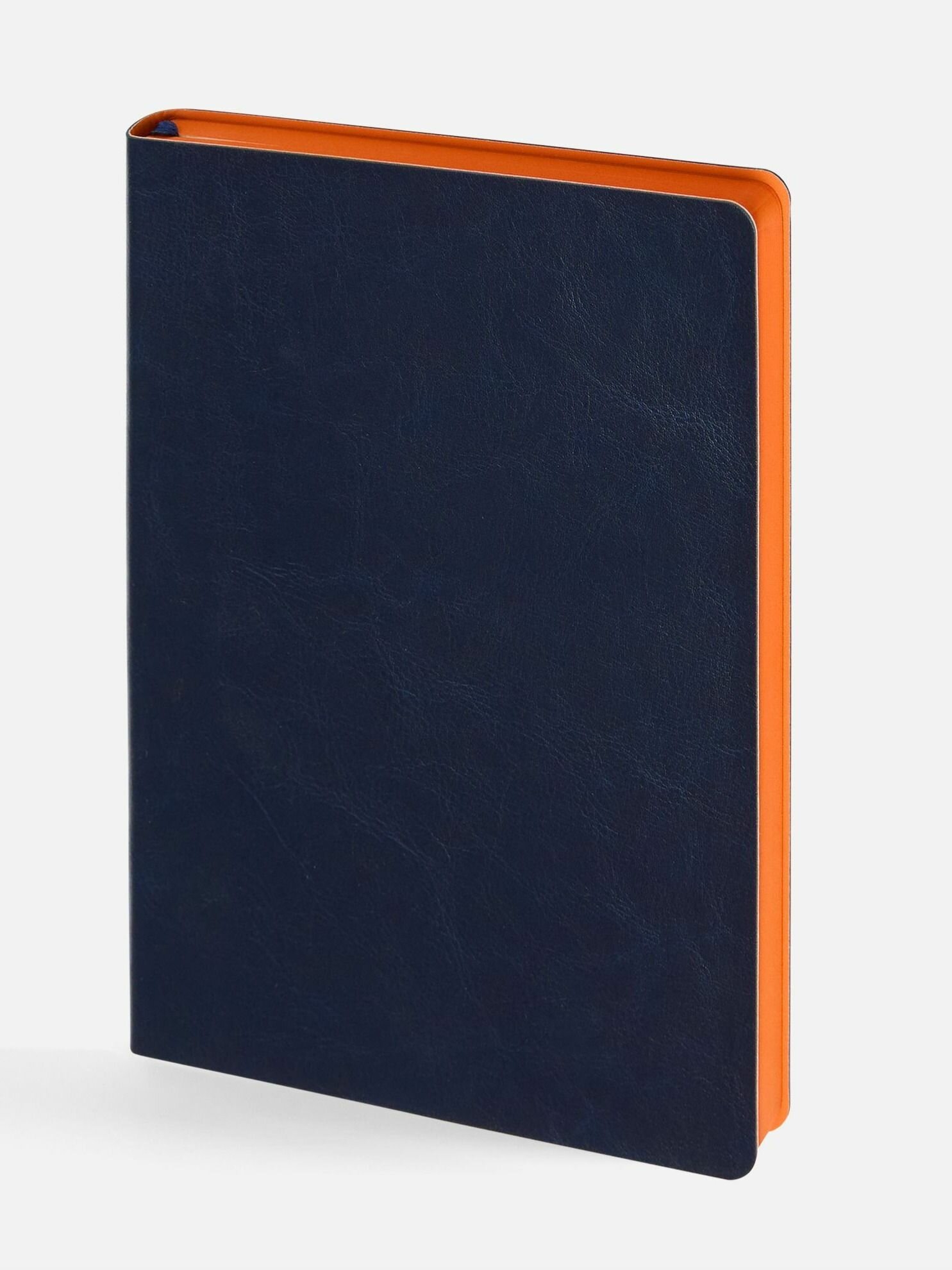 Ежедневник недатированный А5 с гибкой обложкой, планер школьный для учителя, Doppio, синий с оранжевым