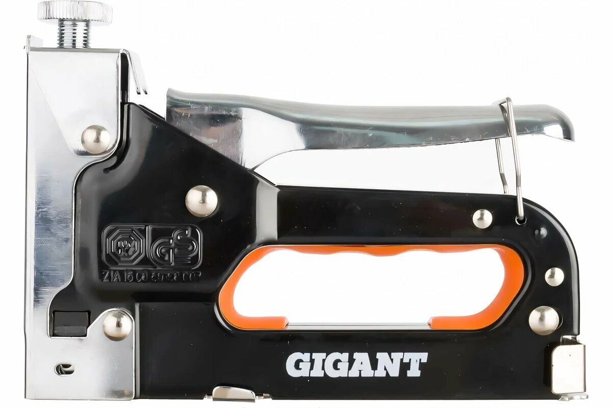 Строительный степлер Gigant "GCS 53", рычажный, металлический корпус, 500 г
