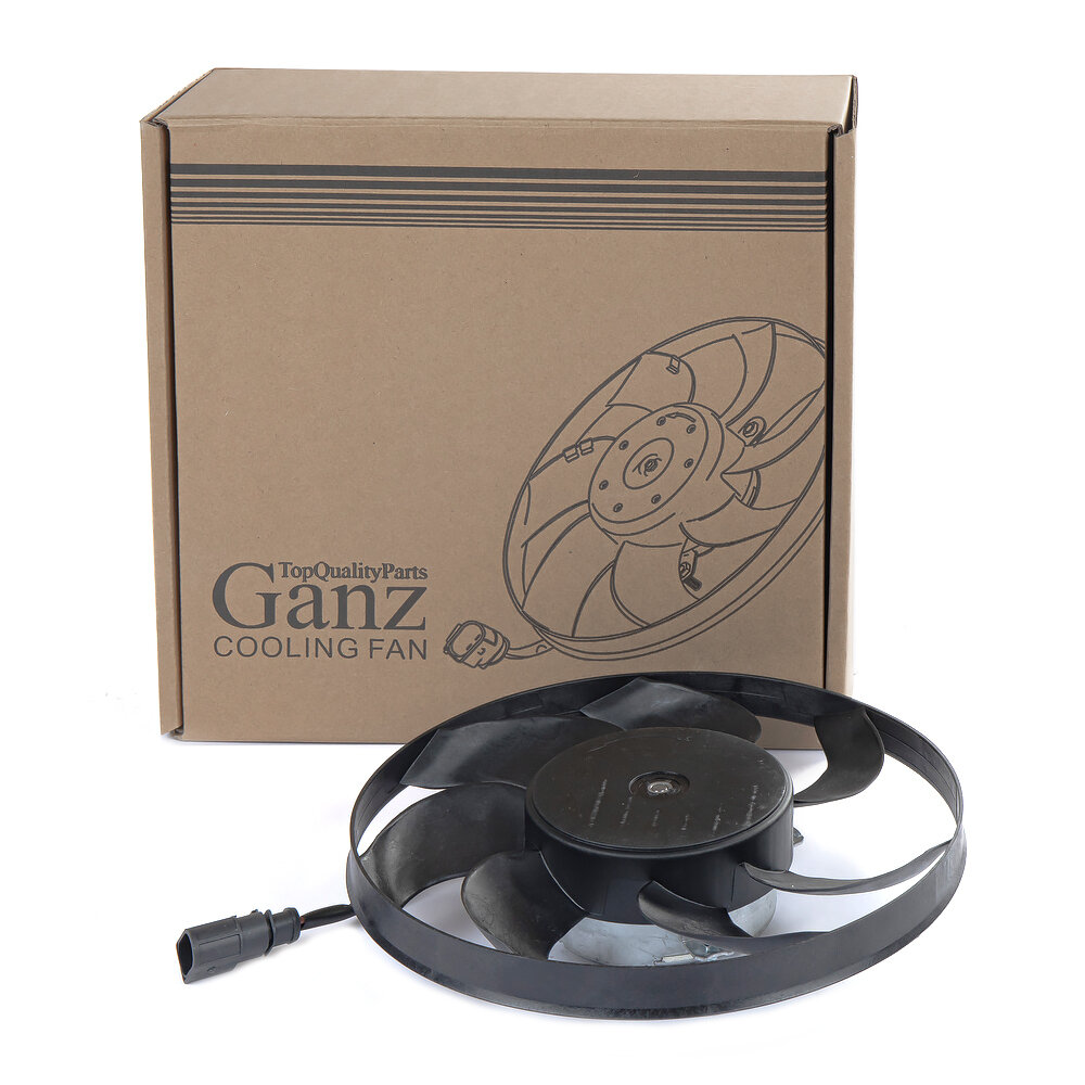 Вентилятор радиатора кондиционера VAG A3/Octavia/Golf V/Passat B6 mot. FSI/TFSI GANZ GIC06217
