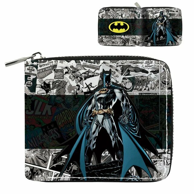 Кошелек из искусственной кожи с мультяшным принтом Morvel Comics в ассортименте