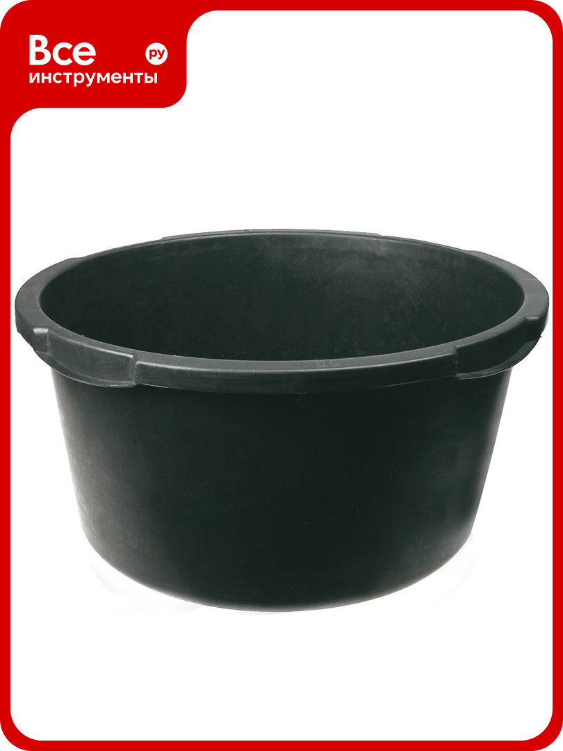 Строительная круглая емкость Variant 10 л 13110, пластик, для замешивания сухих смесей малых