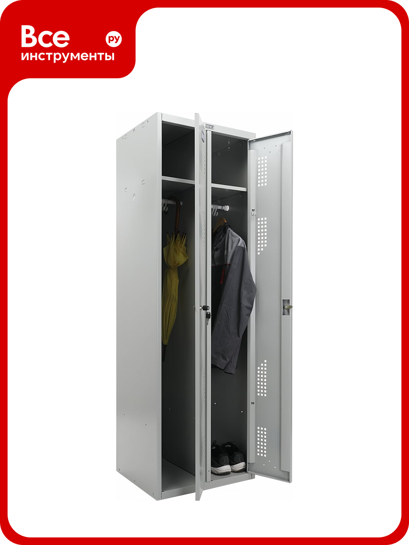 Шкаф практик LS 21-600 S23099521902, для установки в раздевалках фитнес-центров