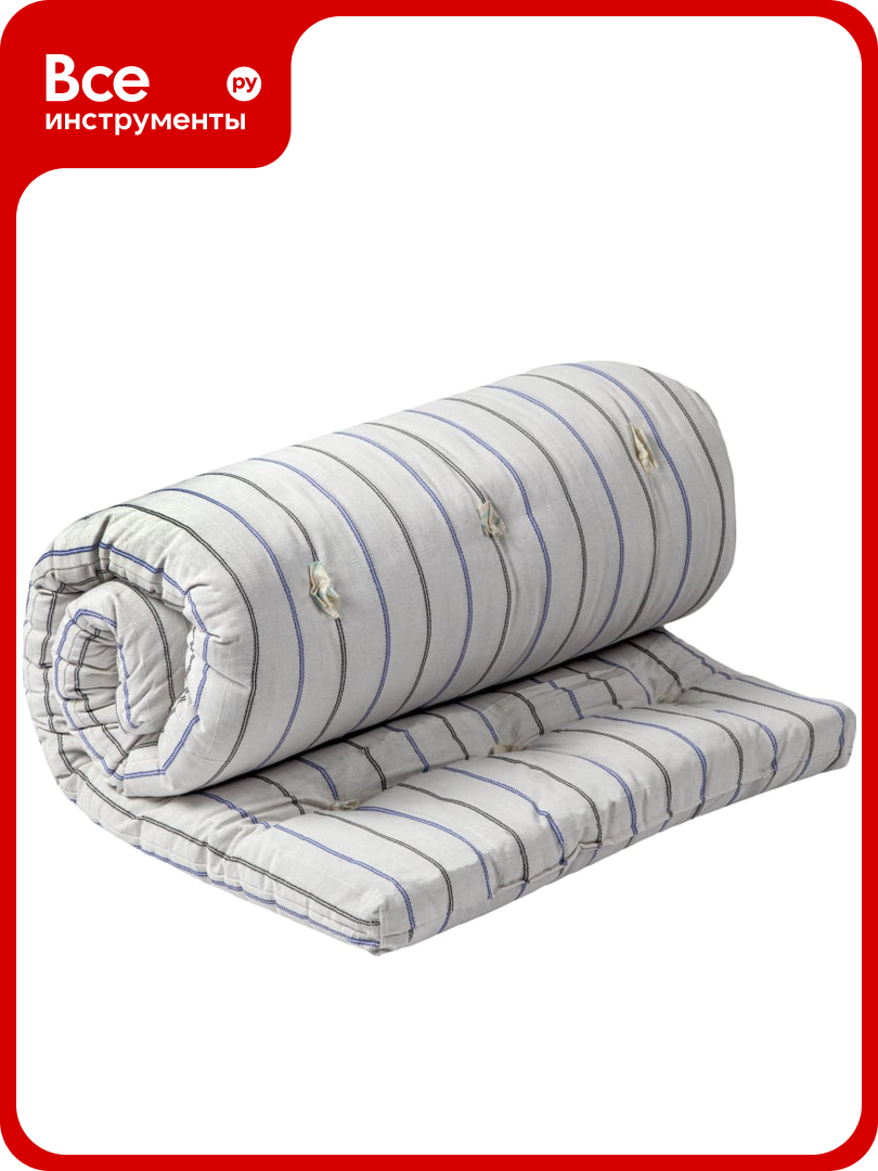 Матрас ООО Комус 80x190x7 см, регенерированное волокно, тик