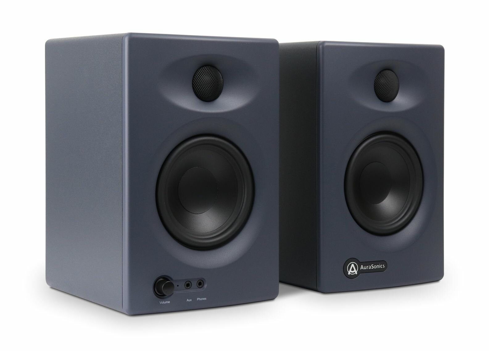 AuraSonics KN4.5 активные мультимедиа-мониторы (пара), переключатель положения активного монитора, выход на сабвуфер