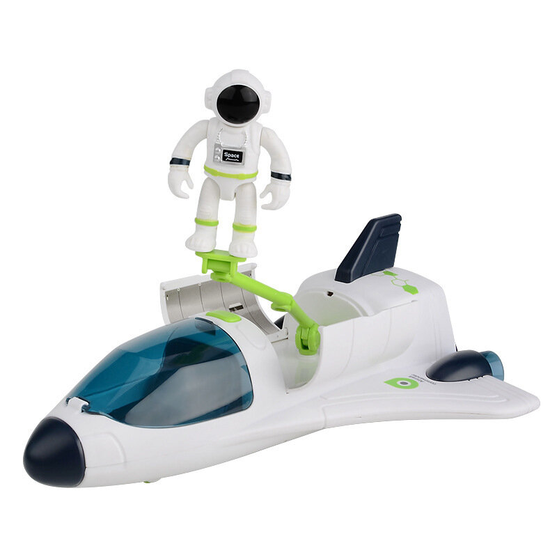 Головоломка для исследования космоса Авиационная модель Игрушка Acousto Optic Rocket Toys-MIN