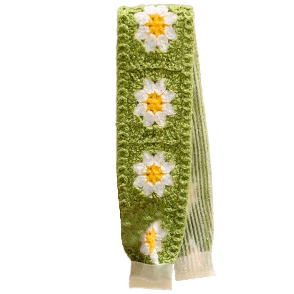 Ретро вязаные наклейки для волос на липучке взрослых с повязкой голову-Стиль 5