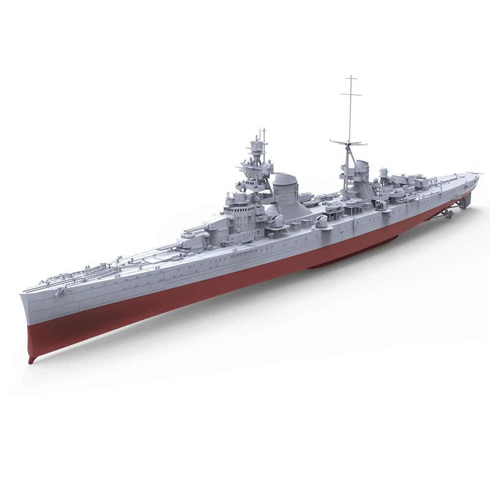 Модель военного корабля SSMODEL SSC754 1/700 1/350 Trento-class Heavy Cruisers RN Trento, 1942