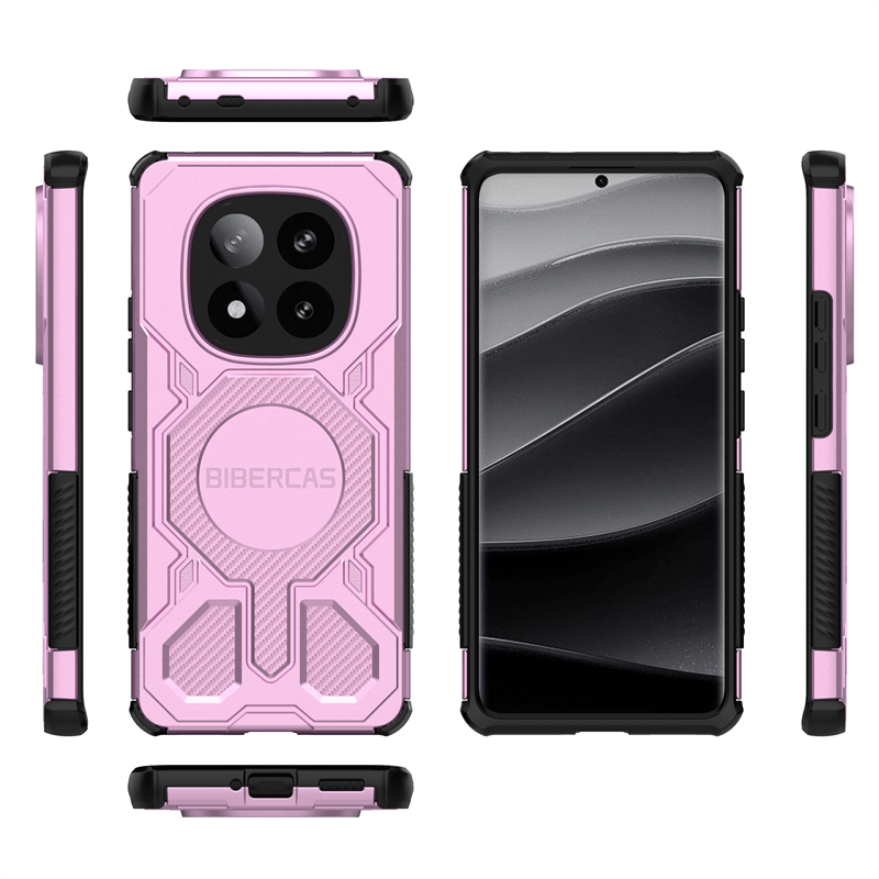 Подходит для Redmi Note 14 Pro+ Plus / Сяоми Редми Нот 14 Про Плюс Чехол для смартфона, подставка, soft touch,360° Полная защита, кобура, поликарбонат (PC), защита камеры, ударопрочный, усиленные углы