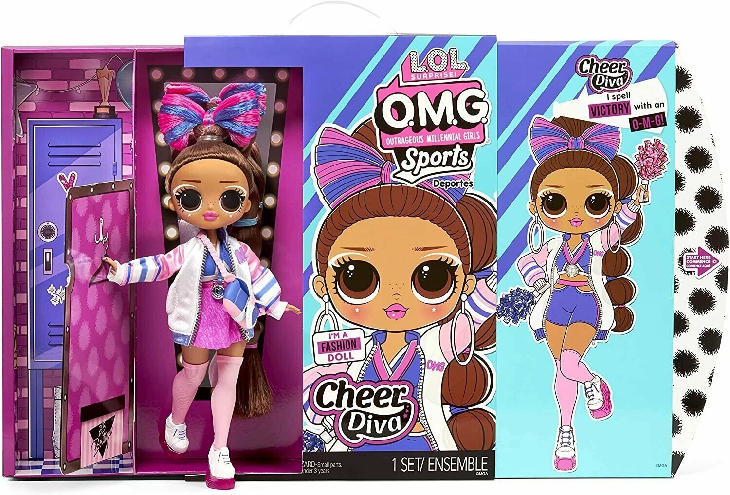 L.O.L. Surprise! Кукла ЛОЛ OMG Sports Doll Cheer 20 сюрпризов, 577508