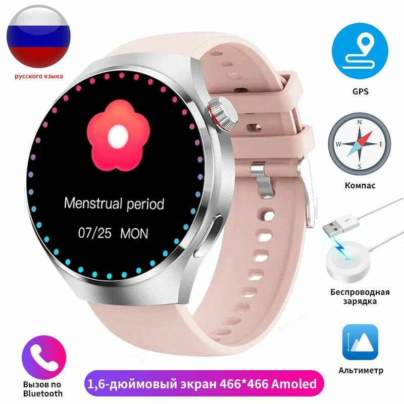 Умные часы для мужчин, Мужские наручные часы, GPS-трекер, аккумулятор 300 мАч, сверхдлинный режим ожидания, компас, Bluetooth-вызов