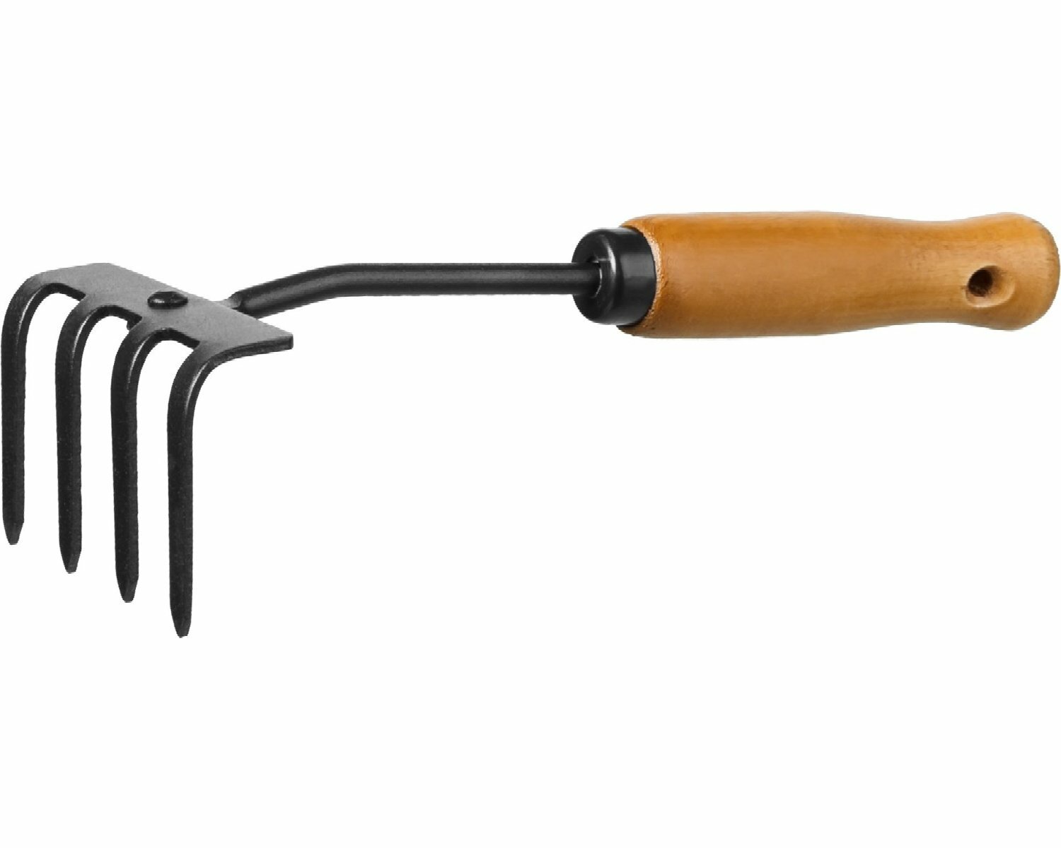 Садовые грабли GRINDA ProLine 64х100х270 мм, 4-х зубые, деревянная ручка (421515)