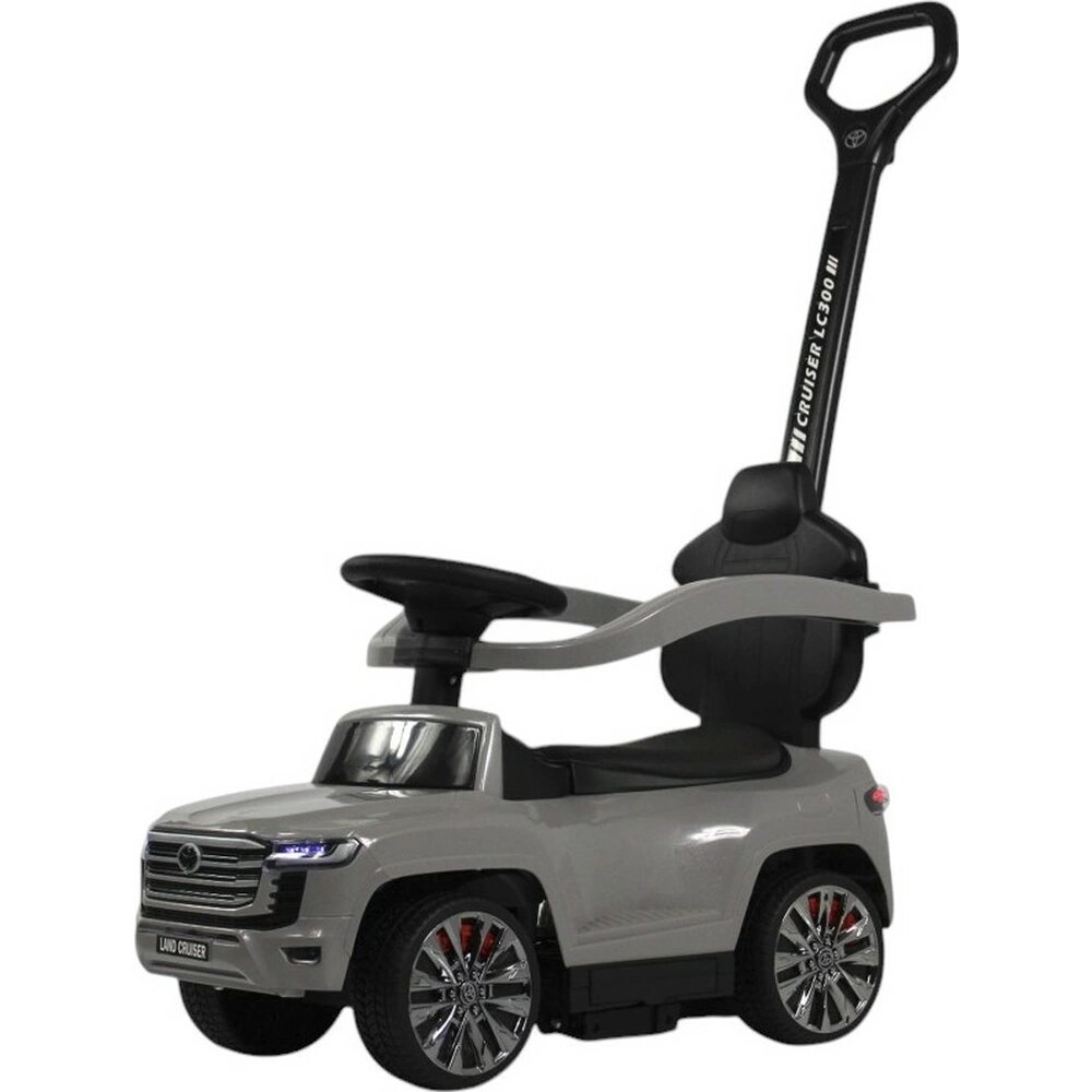 Детский толокар Toyota Land Cruiser 300 RiverToys (Z002ZZ-C) (серый) 2+