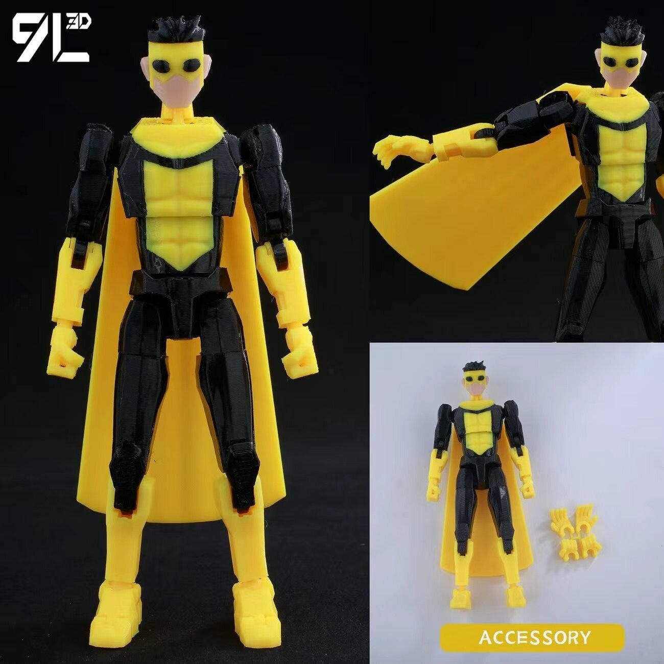 Фигурка Неуязвимый (Invincible-Mark Grayson) Lucky Dummy 13,3D-печатный подвижный манекен