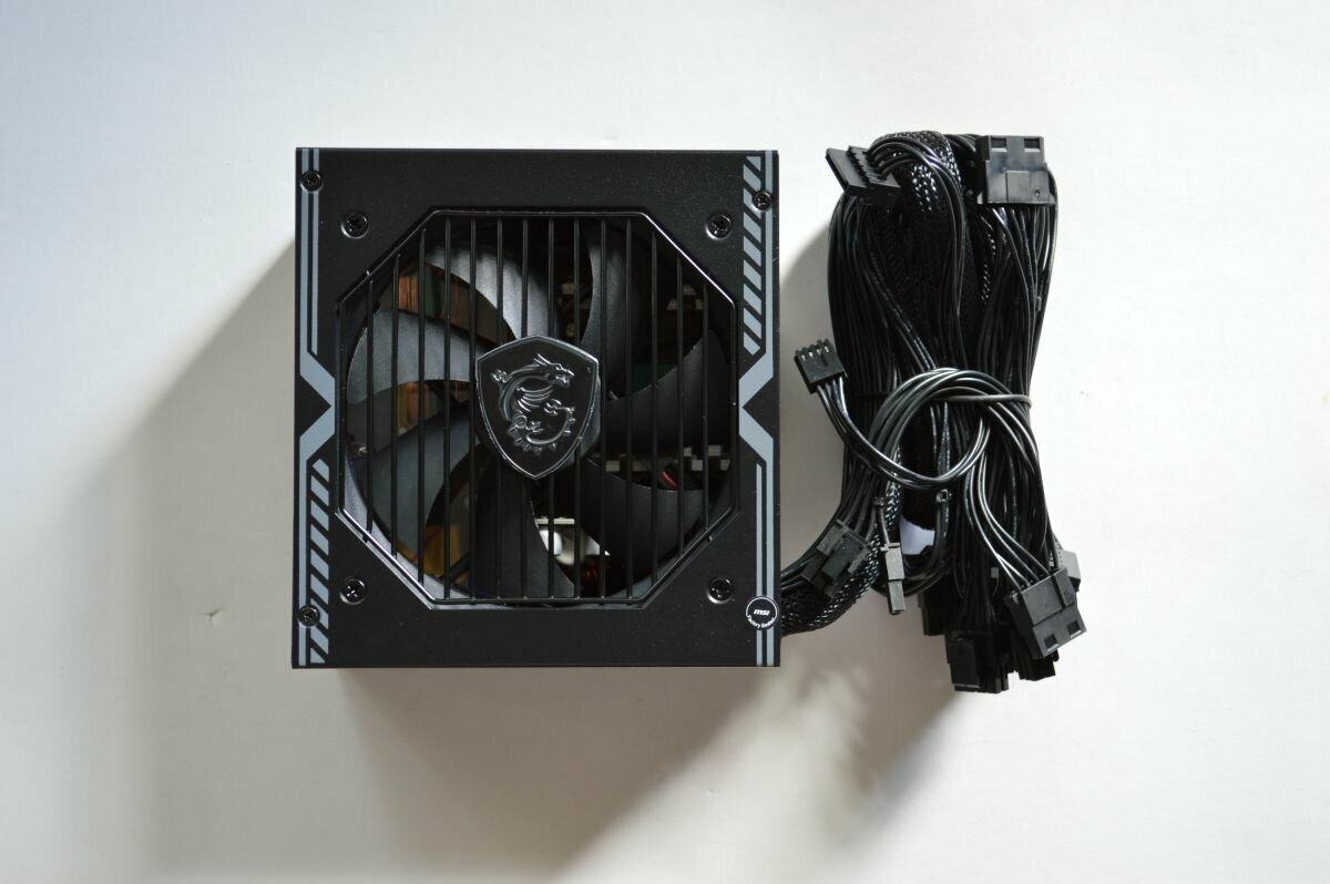 Блок питания MSI ATX 650W MAG A650BN 80+ bronze (20+4pin) APFC 120mm fan SATA Cab Manag RTL