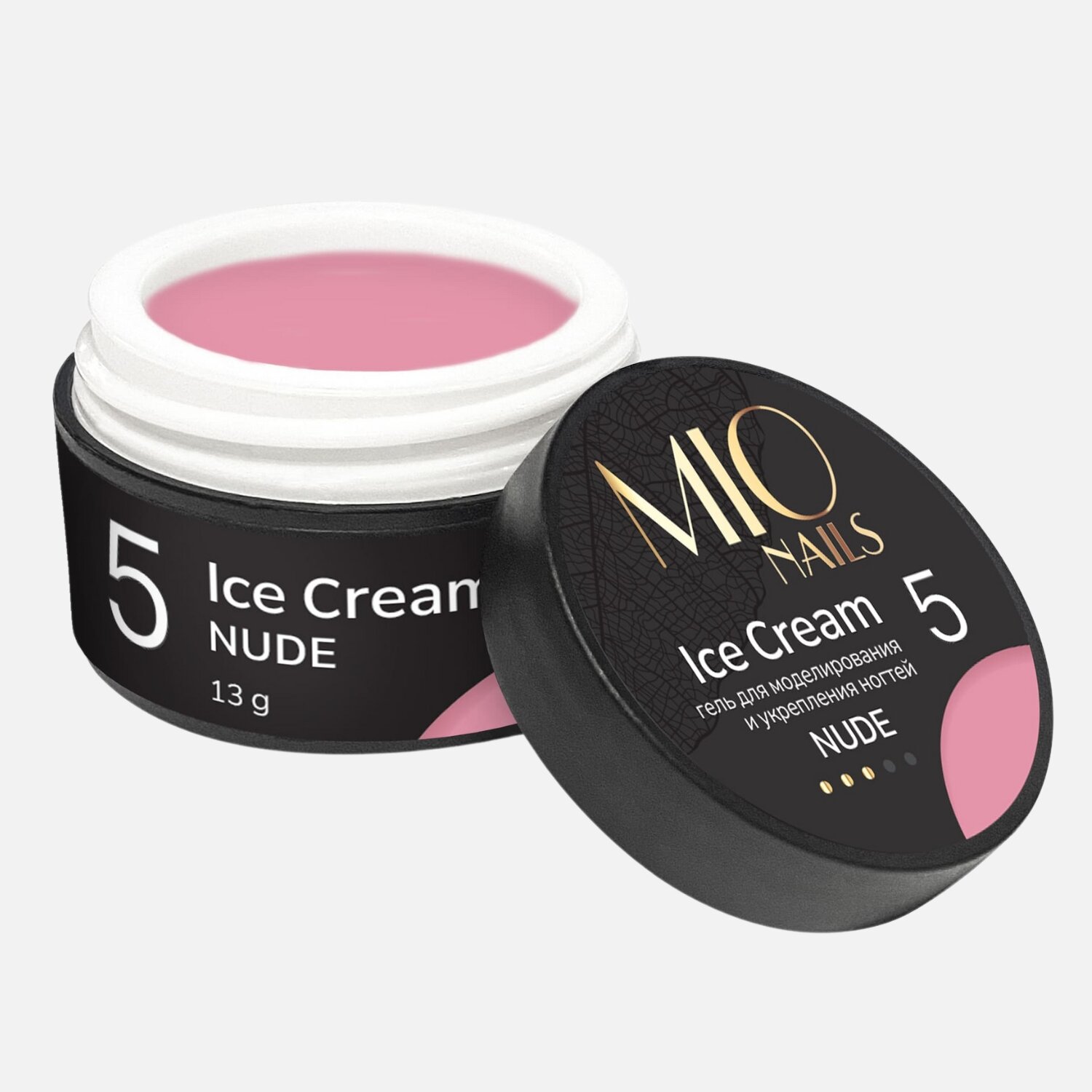 Моделирующий гель MIO Nails Ice Cream Gel Nude №05 13 г бескислотный