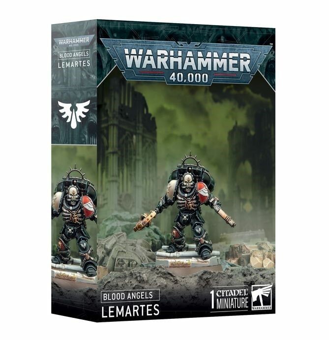 Набор миниатюр Blood Angels Lemartes (2024) Warhammer 40000